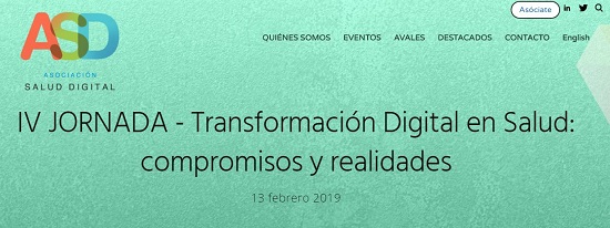 Actualidad/IV JORNADA ASD - Transformación Digital en Salud el 13 de ...